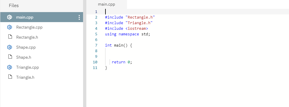 Solved Using C++ and using the files in the screenshot; 1) | Chegg.com