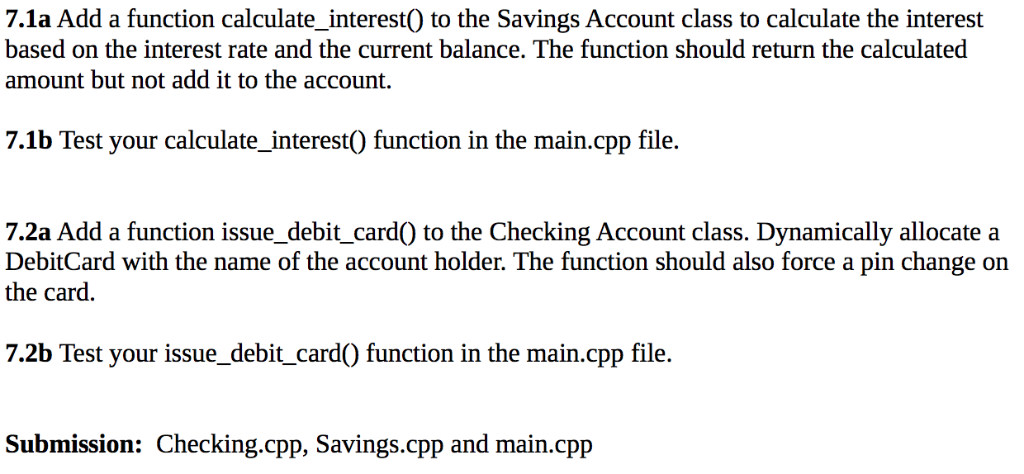 Solved main.cpp #include "Account.h" #include | Chegg.com