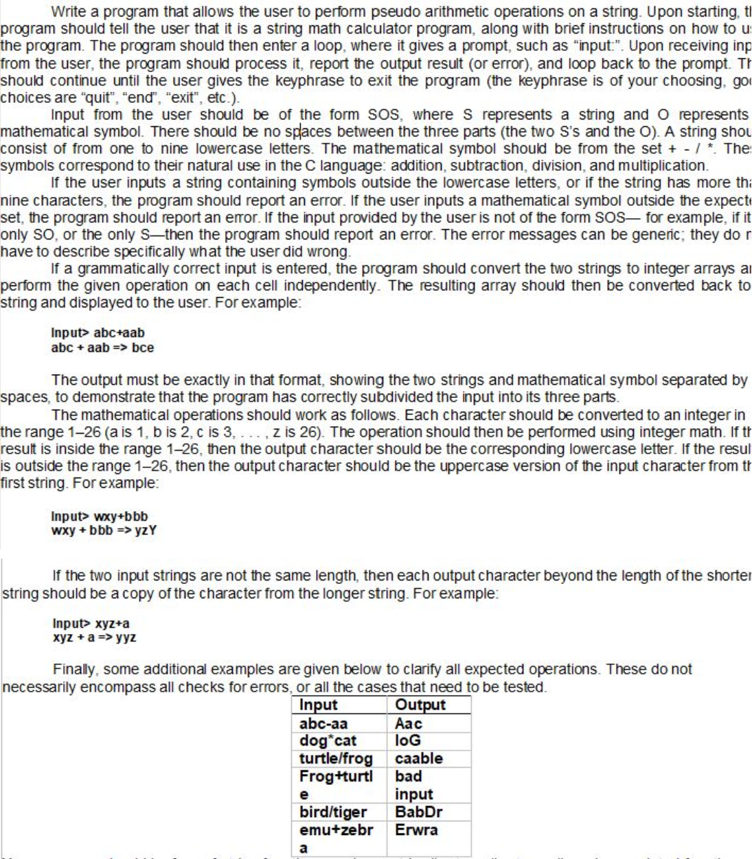 Solved Write a program that allows the user to perform | Chegg.com