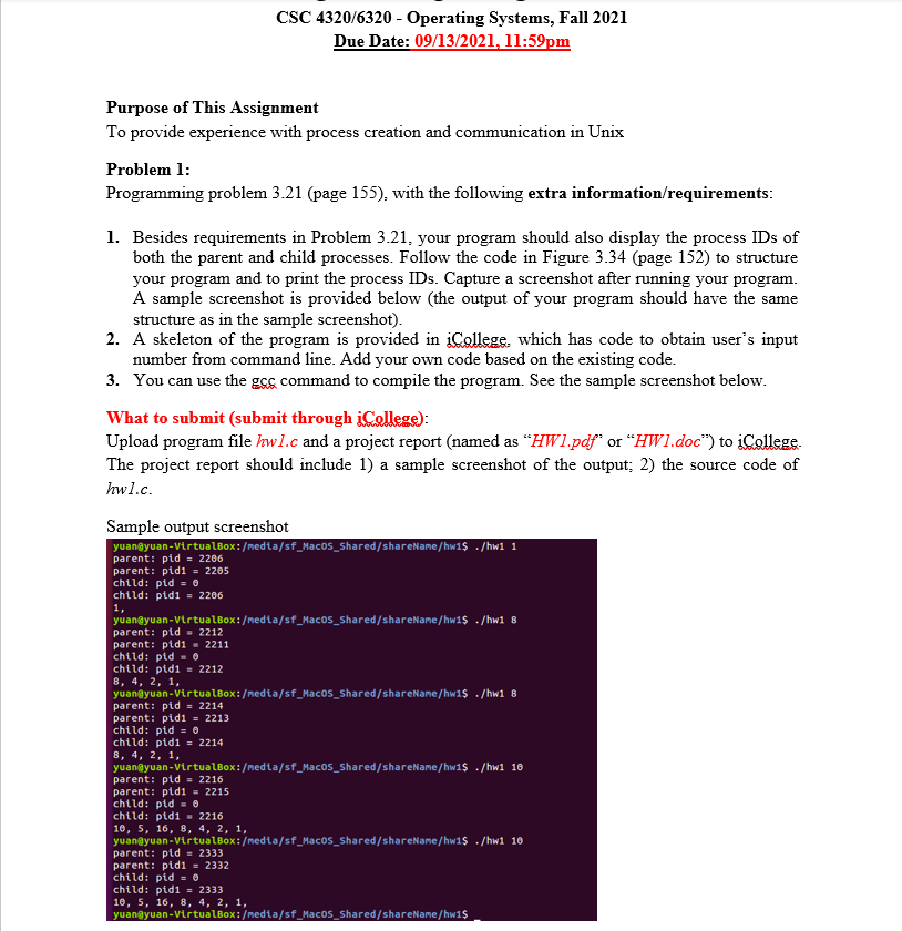 Solved Programming Problems 155 n = 3.21 The Collatz | Chegg.com