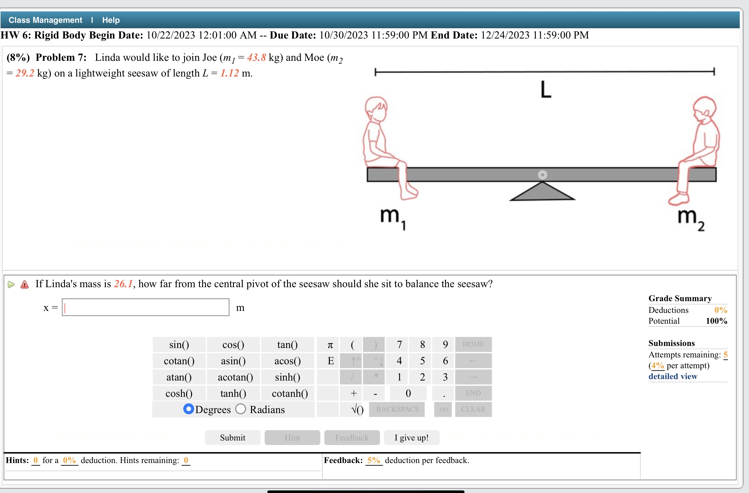 Solved (8\%) Problem 7: Linda would like to join Joe | Chegg.com
