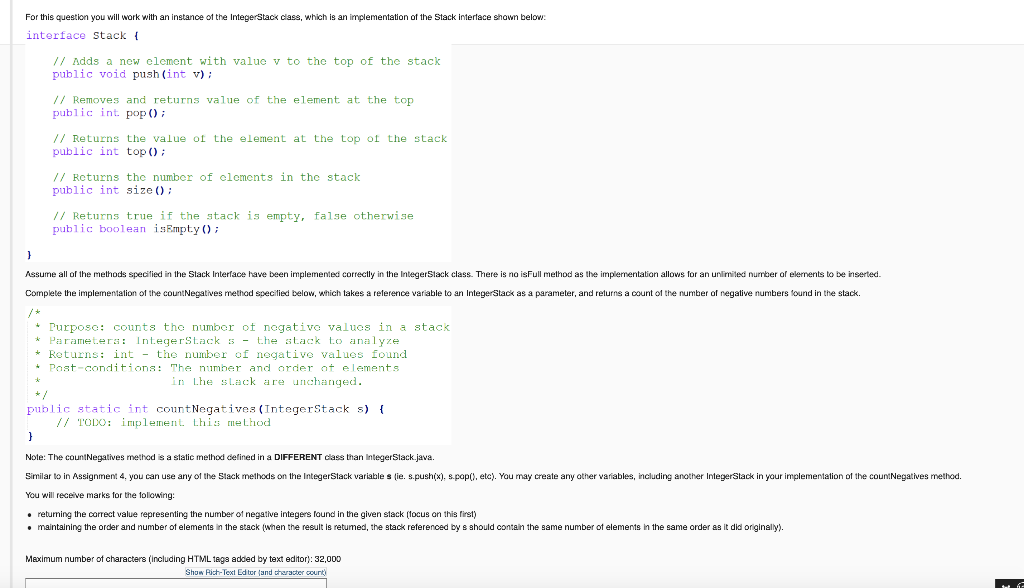 Solved For this question you will work with an instance of | Chegg.com