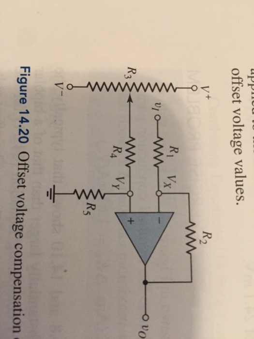 Solved Related to Part 2, design an offset voltage | Chegg.com