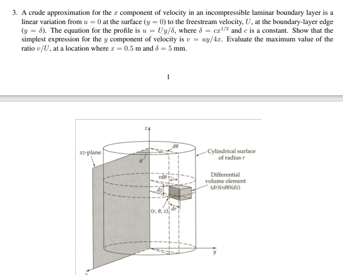 Solved 3. A crude approximation for the x component of | Chegg.com
