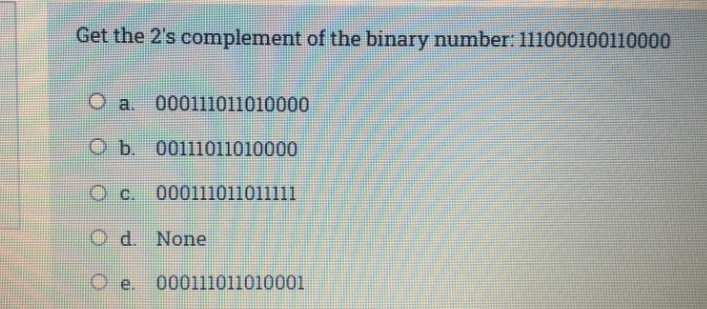 Add the following two BCD numbers: | Chegg.com