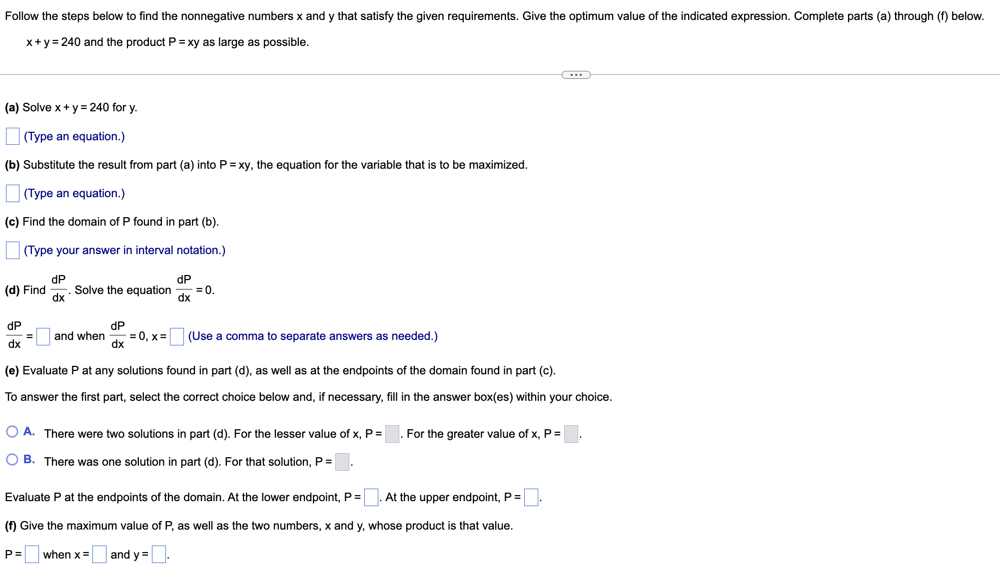 Solved Follow the steps below to find the nonnegative | Chegg.com