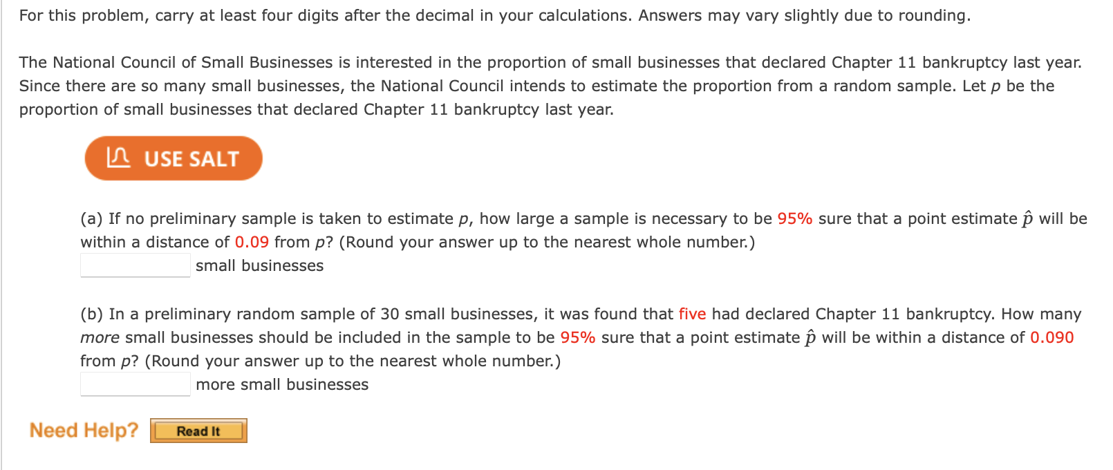 Solved or this problem, carry at least four digits after the | Chegg.com