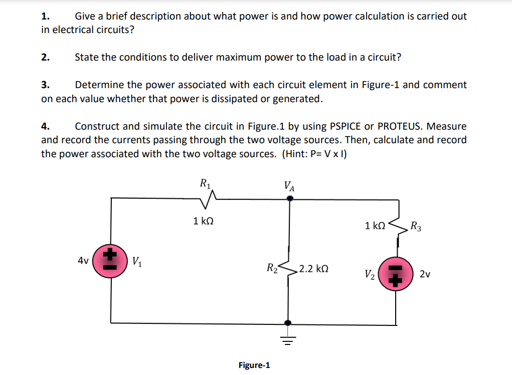 Solved Give a brief description about what power is and how | Chegg.com