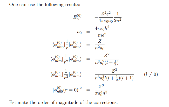 Solved a) Consider a Hamiltonian H=H0+λH′, with λH′ a small | Chegg.com