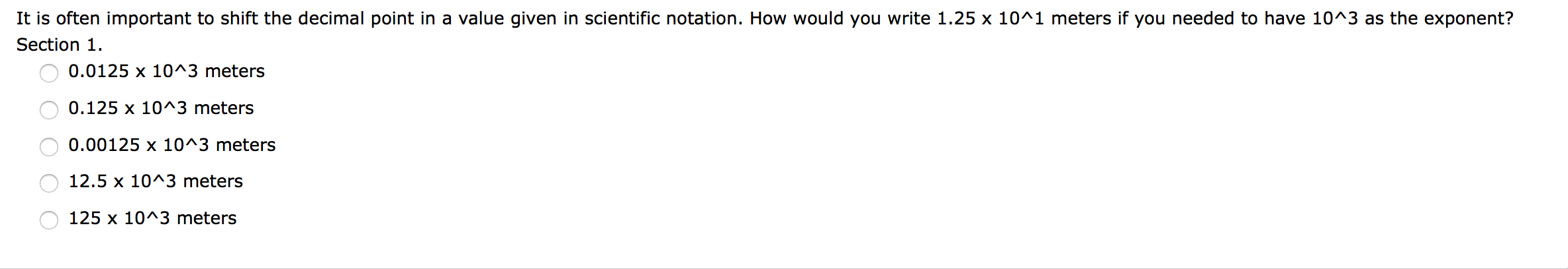 Solved It is often important to shift the decimal point in a | Chegg.com