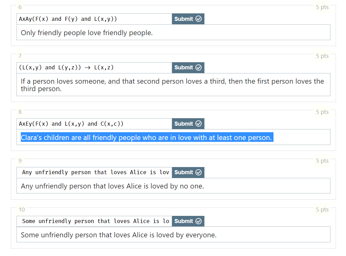 Translate the given English sentences into | Chegg.com