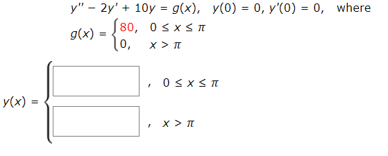 Solved Solve the given initial-value problem in which the | Chegg.com