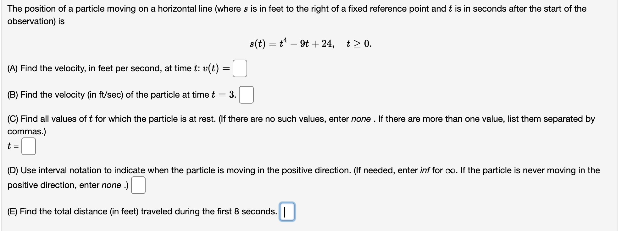 Solved The position of a particle moving on a horizontal | Chegg.com