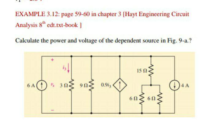 Solved EXAMPLE 3.12: page 59-60 in chapter 3 (Hayt | Chegg.com