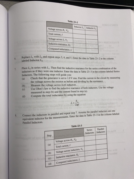 Solved Inductive Reactance Name Class READING Text, Sections | Chegg.com
