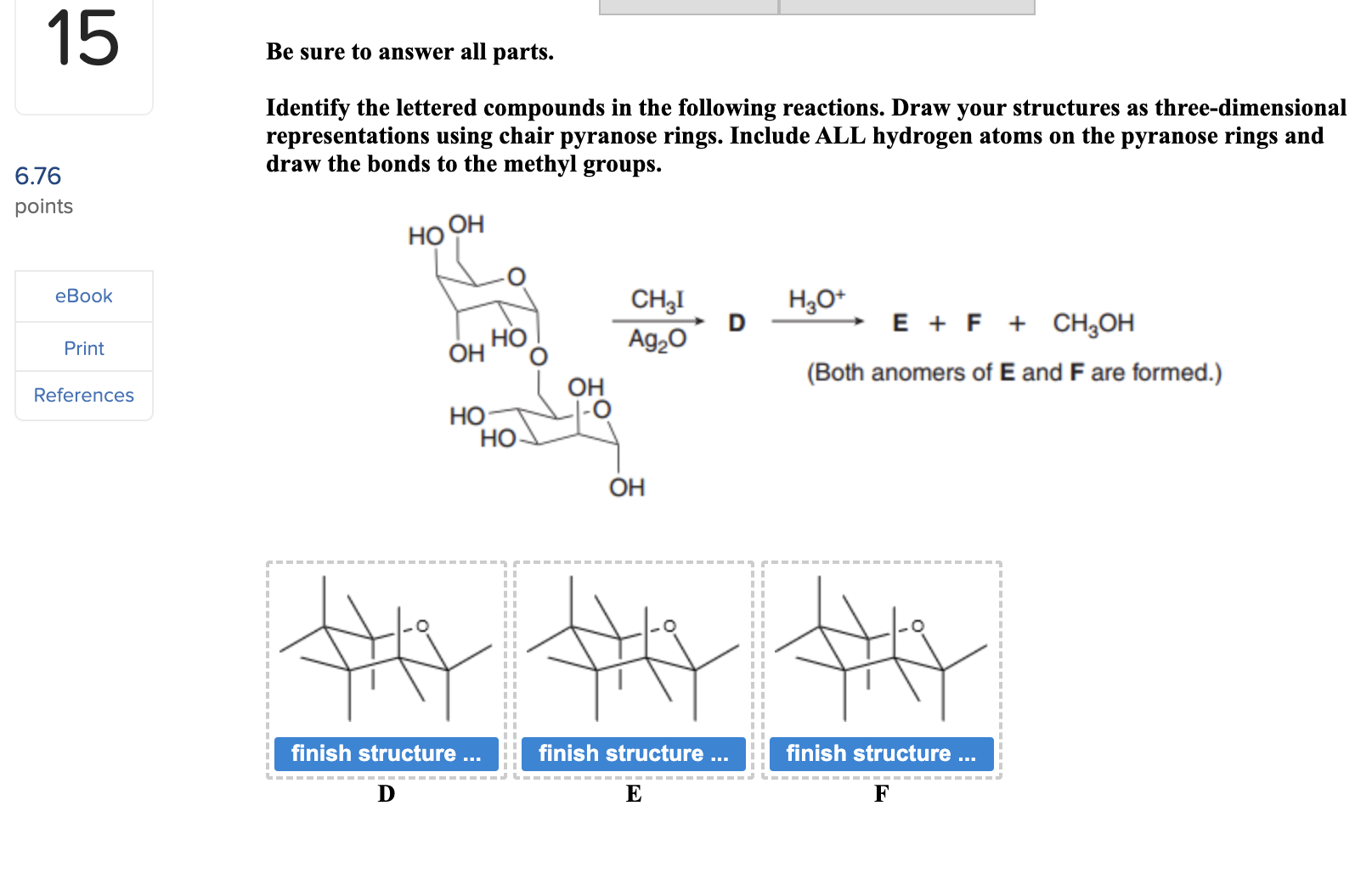 Solved Be sure to answer all parts. Identify the lettered | Chegg.com