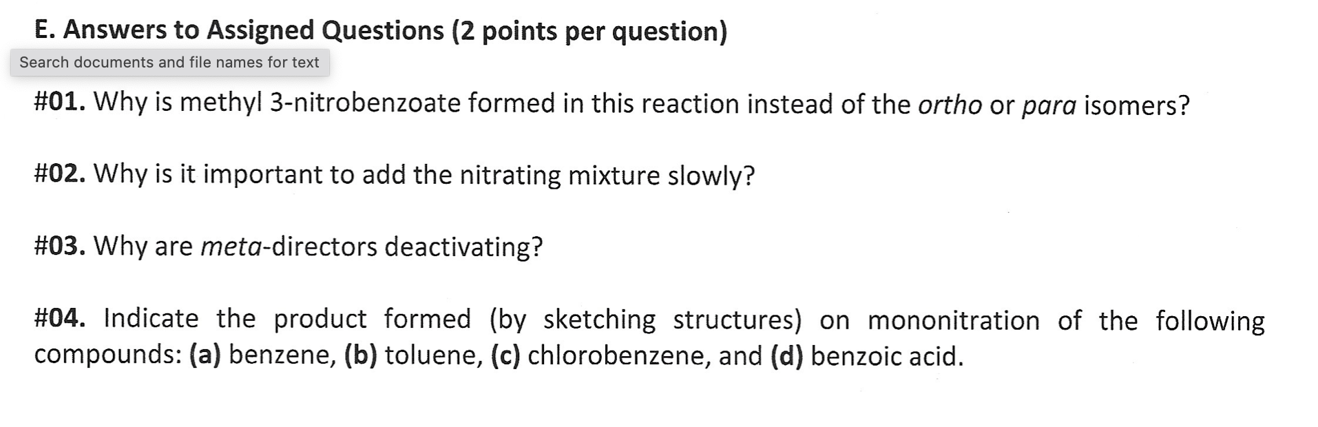 Solved Friends these are my Ochem II lab questions, but I am | Chegg.com