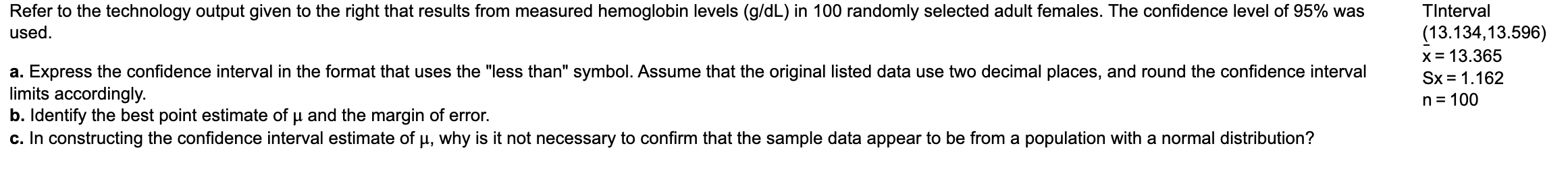 Solved Refer to the technology output given to the right | Chegg.com