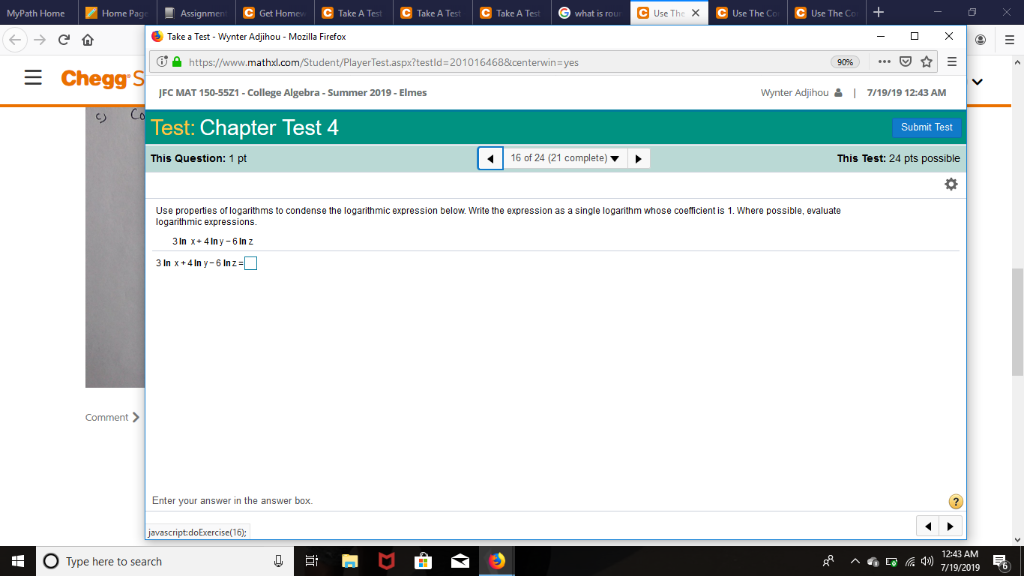 Solved MyPath Home Home Page Assignmen: C Get Home C Take A | Chegg.com