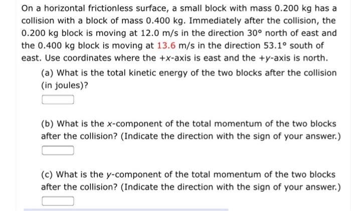 Solved On a horizontal frictionless surface, a small block | Chegg.com