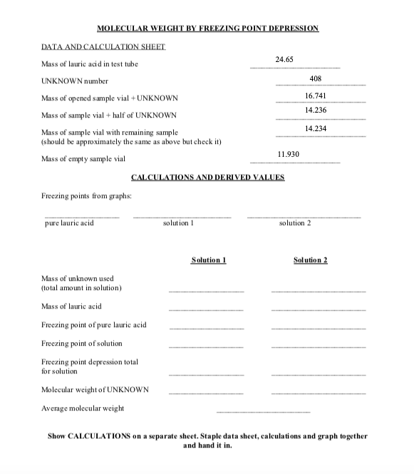 Solved DATA SHEET FOR TIME/TEMPERATURE READINGS KEEP | Chegg.com