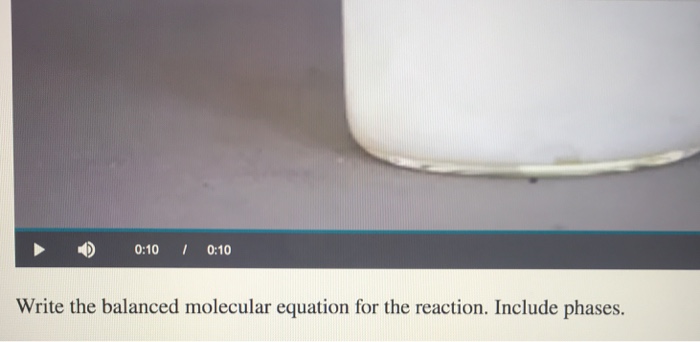 Solved The video shows the addition of aqueous sodium iodide | Chegg.com Solved The video shows the addition of aqueous sodium iodide | Chegg.com