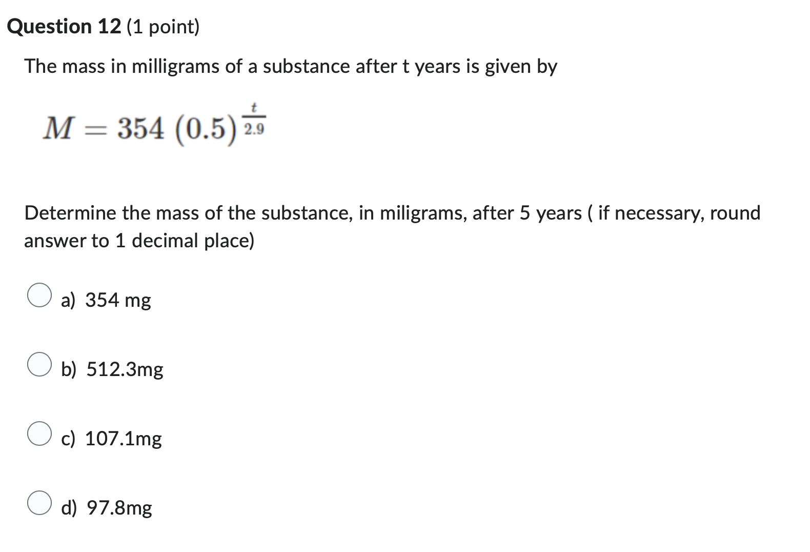 Solved Please pick the correct answer | Chegg.com