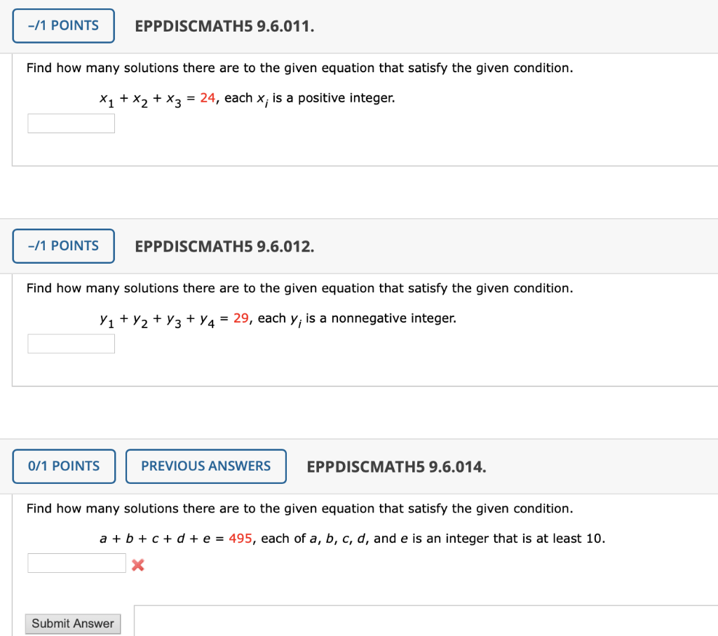 Solved | -71 POINTS | EPPDISCMATH5 9.6.011. Find how many | Chegg.com