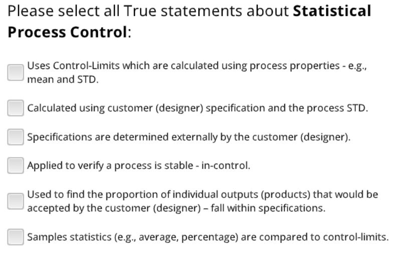 Solved Please select all True statements about Statistical | Chegg.com