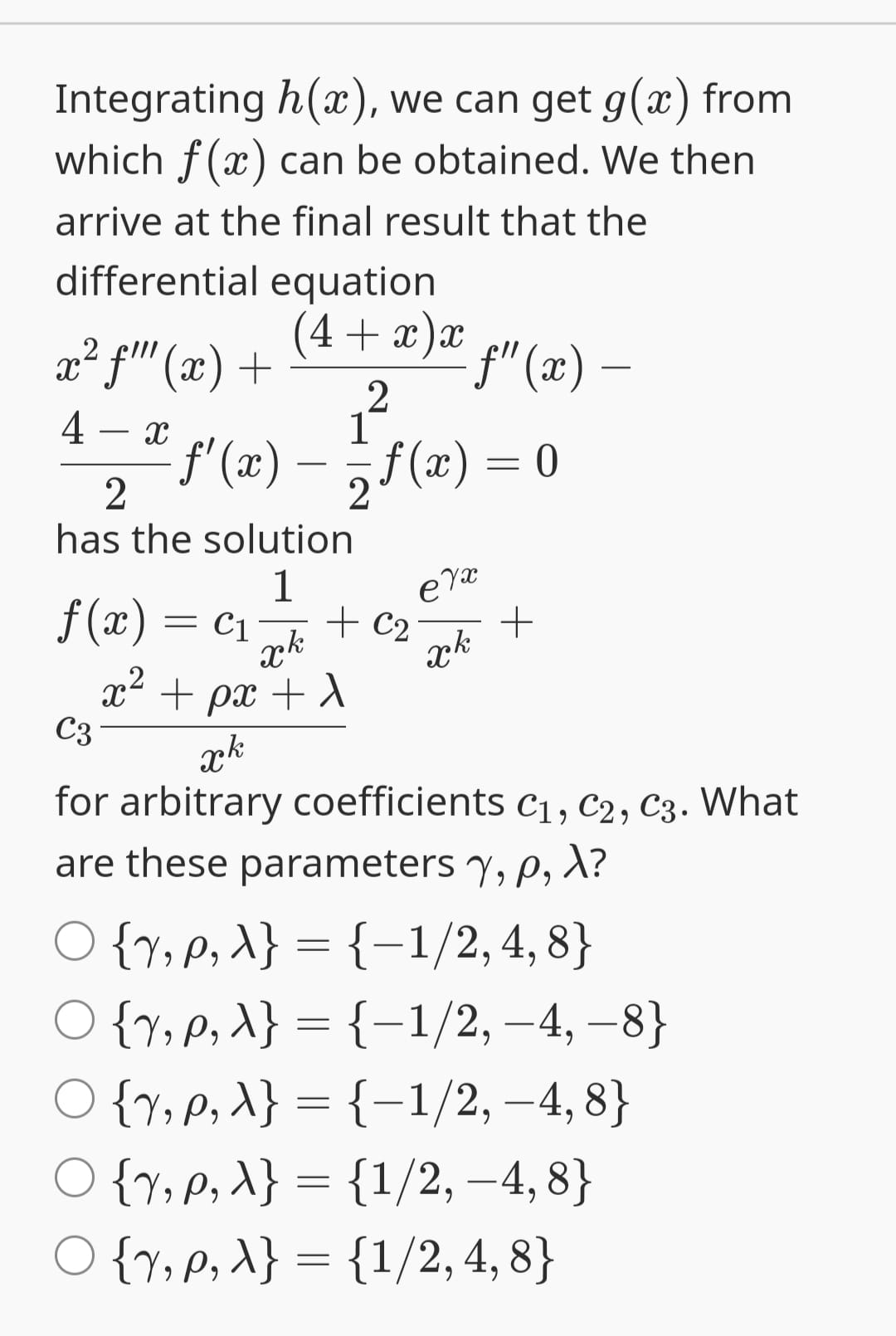 Solved Integrating h(x), ﻿we can get g(x) ﻿fromwhich f(x) | Chegg.com