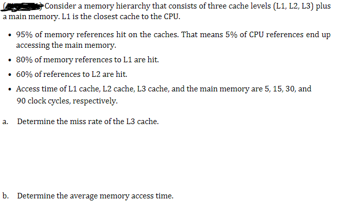 [Solved]: Computer Architecture Read carefully.a. Determine