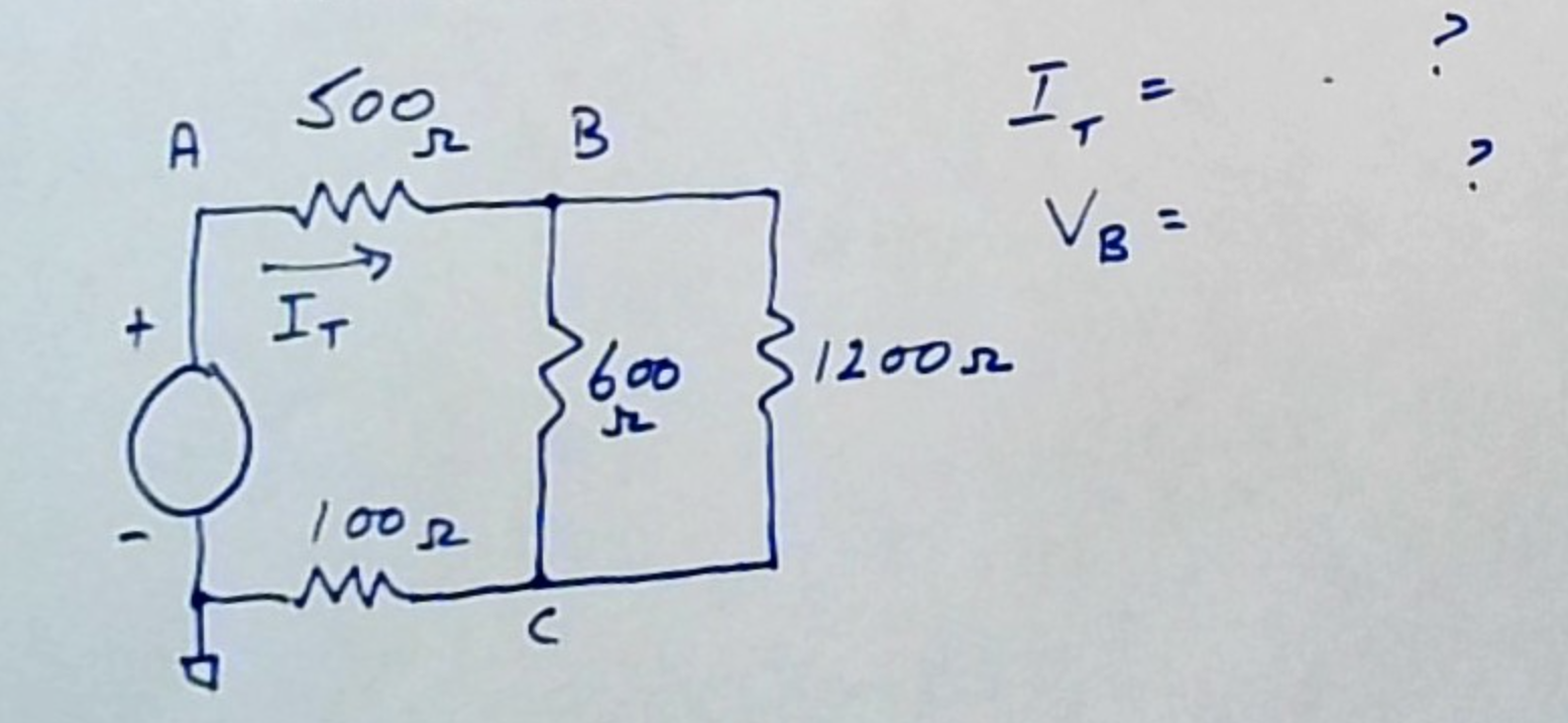 Solved Circuit Value = 20V Analyze the DC circuit for the | Chegg.com