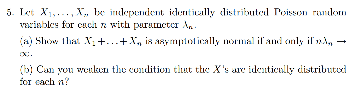 Solved Let x1,dots,xn ﻿be independent identically | Chegg.com