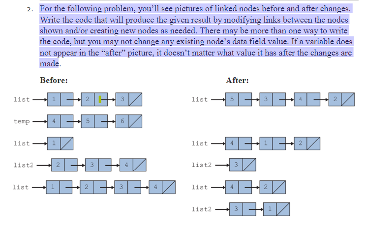 Solved For the following problem, you'll see pictures of | Chegg.com