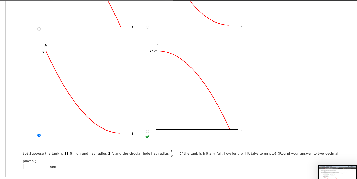 Solved A tank in the form of a right-circular cylinder | Chegg.com