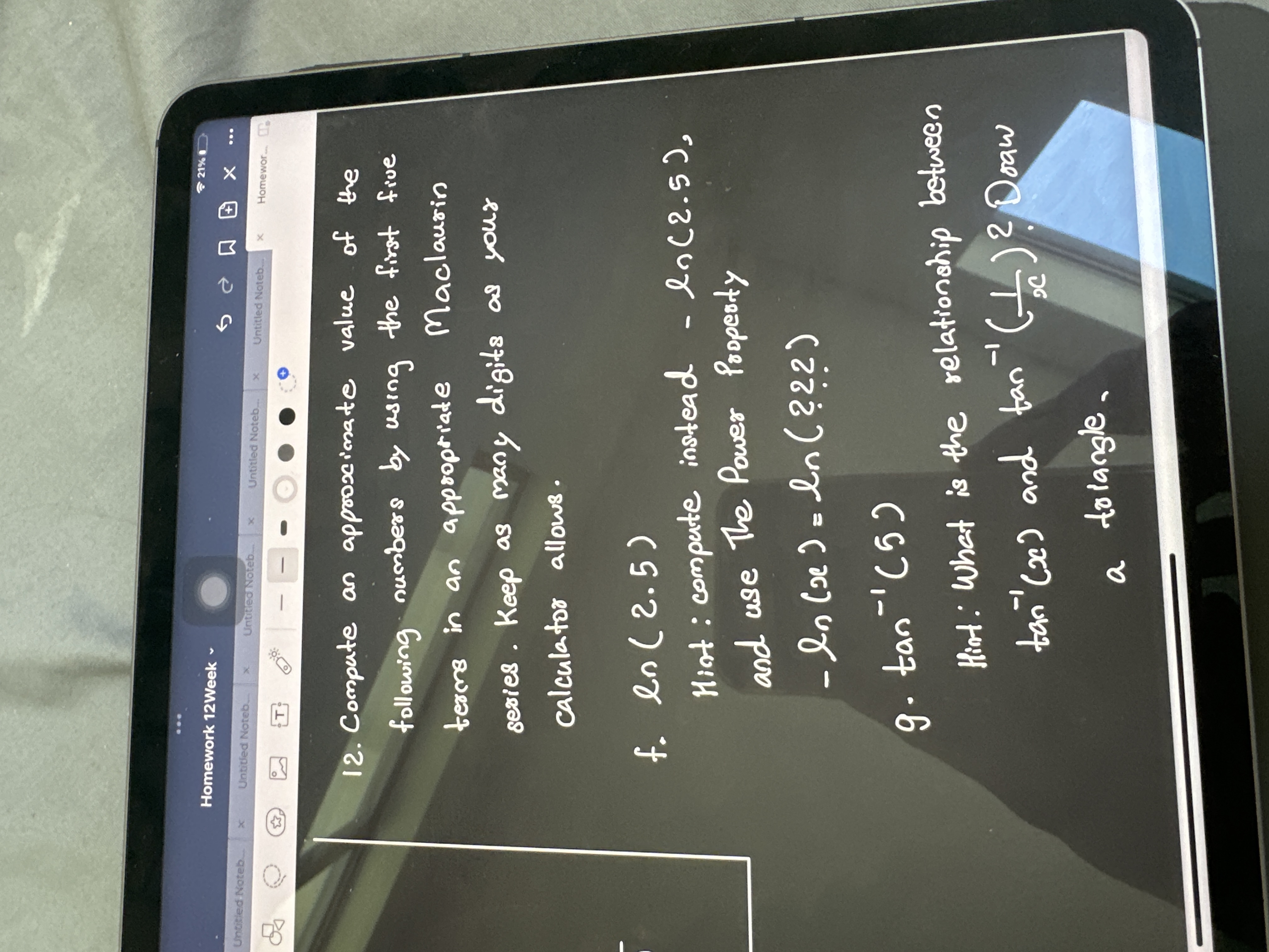 Solved 12. Compute an approximate value of the following | Chegg.com