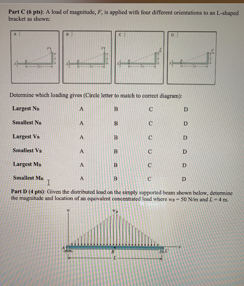 Solved Problem 3: For Parts A & B: Part A (2 pts): If the | Chegg.com