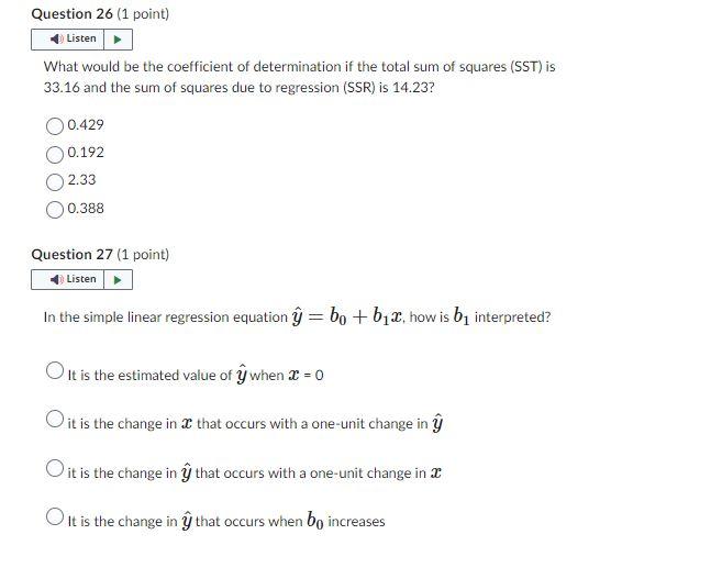 Solved In this multiple regression output, which predictor | Chegg.com
