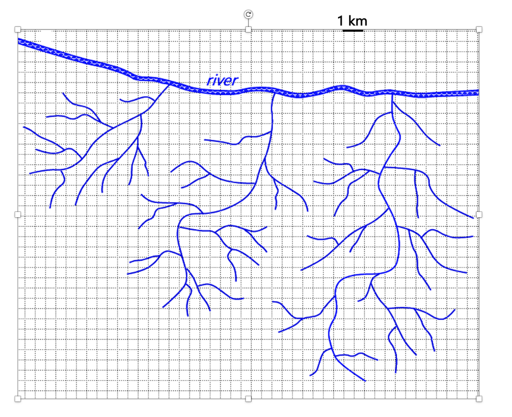 ***The stream length index is 100 for. 1km. long | Chegg.com
