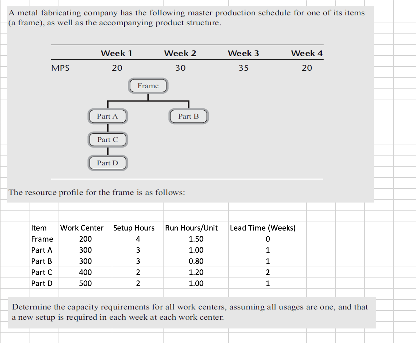 Solved Please show me how to do it in excel, thank you! | Chegg.com
