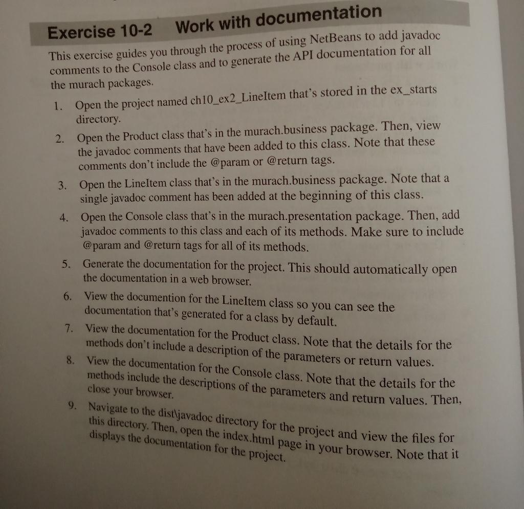 package murach.app; import murach.business.*; import | Chegg.com