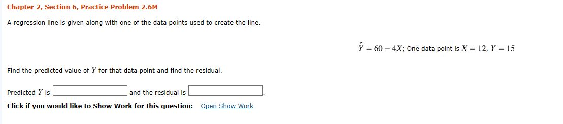 Solved Chapter 2, Section 6, Practice Problem 2.6M A | Chegg.com