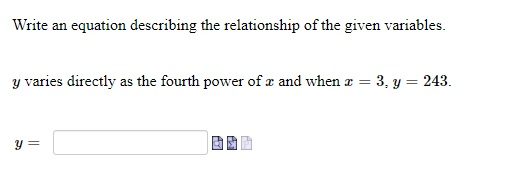 Solved Write An Equation Describing The Relationship Of The