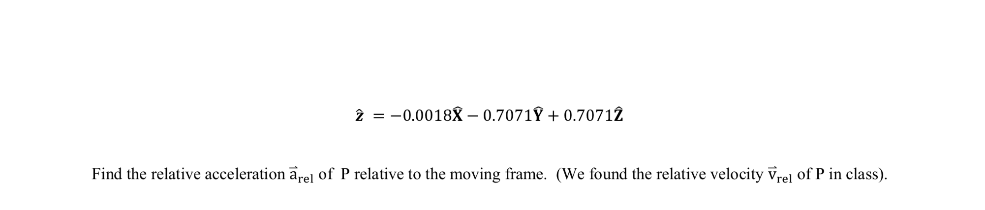 At a given instant, the ECI (absolute) position, | Chegg.com