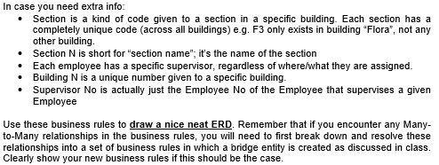 Solved Following on your job in modelling the employee | Chegg.com