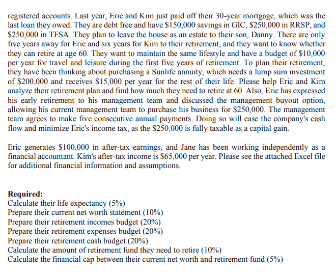 Individual Assignment - Retirement Planning This | Chegg.com
