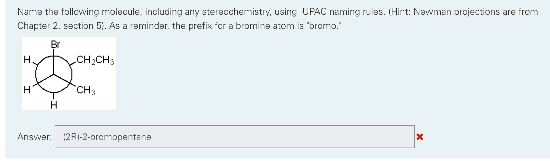 Solved Name the following molecule, including any | Chegg.com