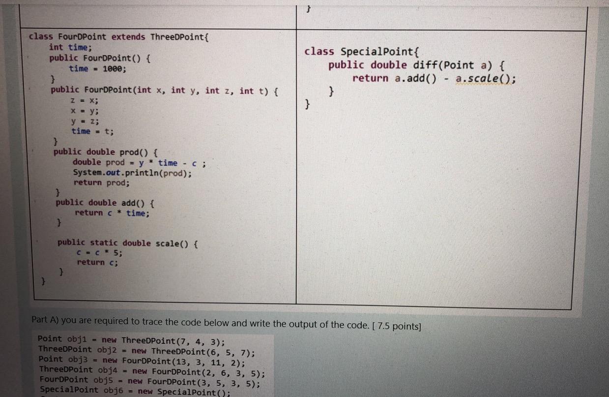 Solved Given the inheritance relationship below abstract | Chegg.com