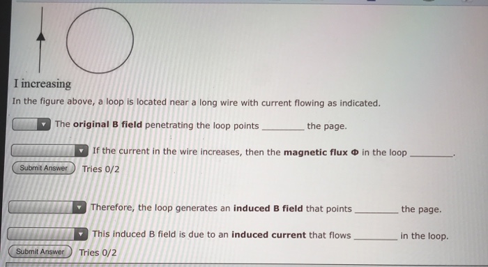 Solved I increasing In the figure above, a loop is located | Chegg.com