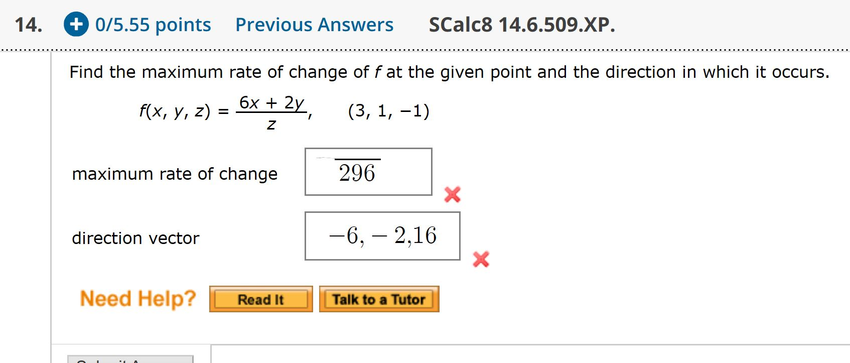 Solved Find the maximum rate of change or f at the given | Chegg.com